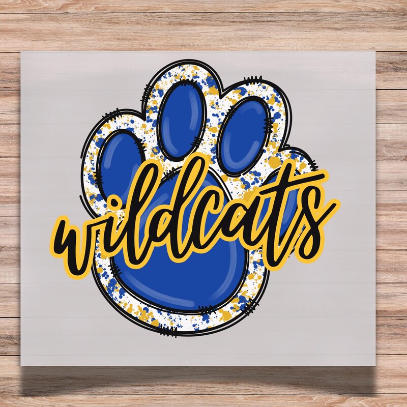 Wildcat Paw Print - Etsy