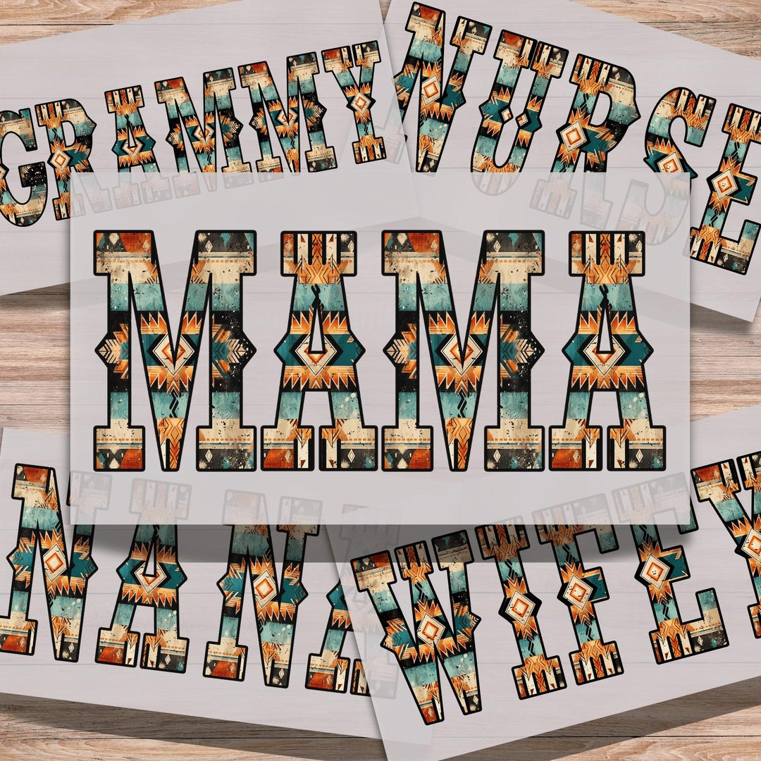 Aztec Mama DTF Print Western Mama Direct to Film Transfer Ready to ...