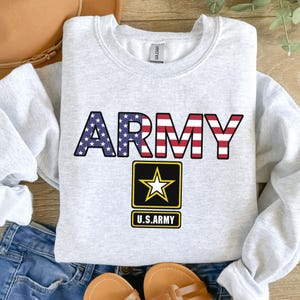 Army Logo DTF Print Ready to Press American Flag Army Direct to Film ...