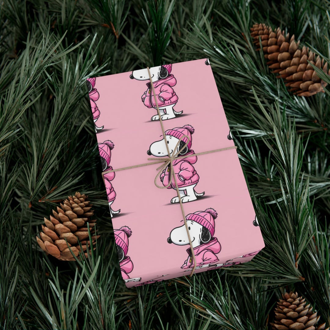Snoopy Gift Wrapping Paper Rolls, 1pc - Etsy