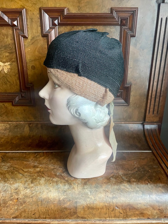 1920s Parisian milliner ‘Luce-Mary’ cloche hat cap in… - Gem