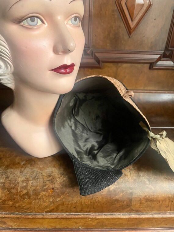 1920s Parisian milliner ‘Luce-Mary’ cloche hat cap in… - Gem