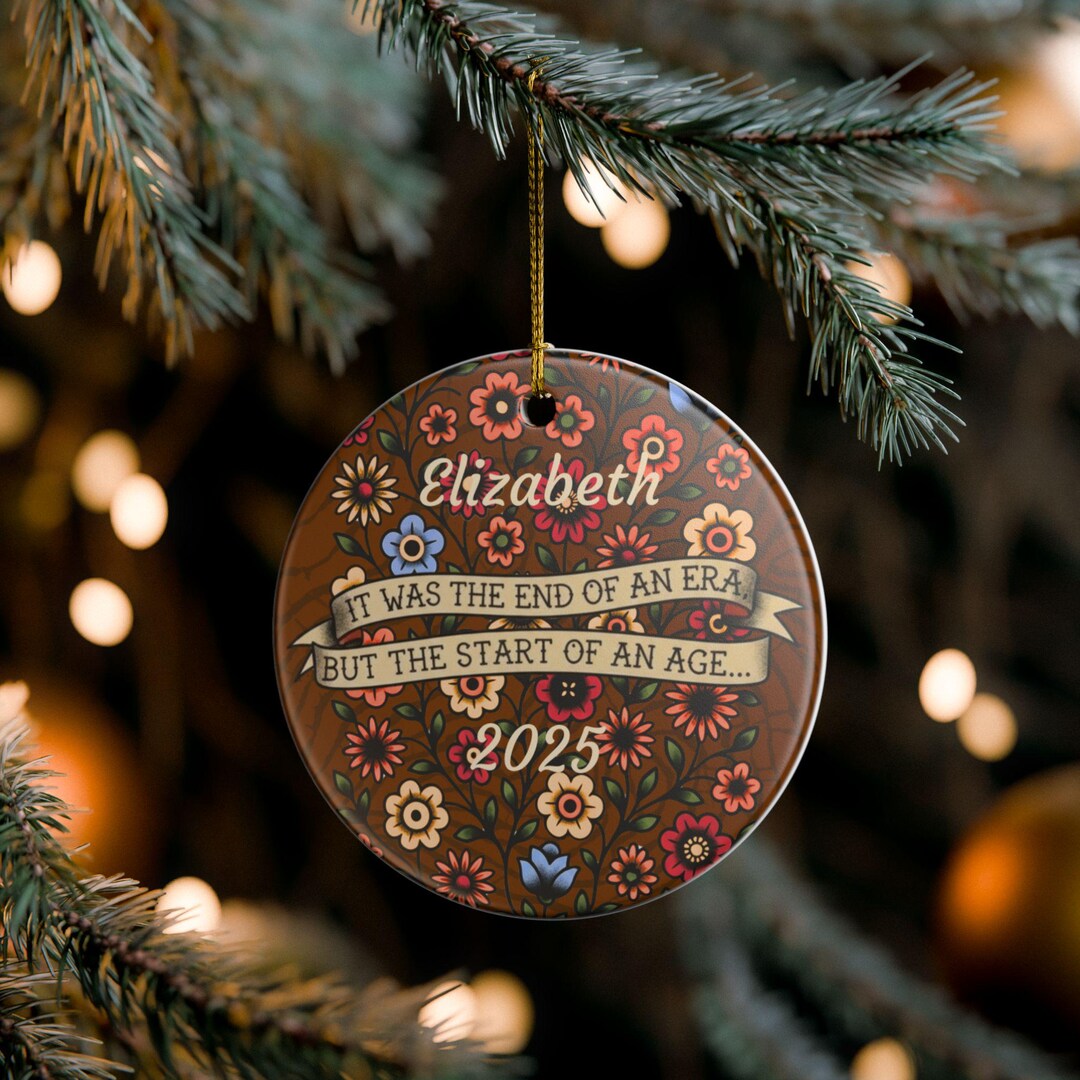 Eras Surprise Song Floral Ornament | Ceramic Round 2025 Commemorative ...
