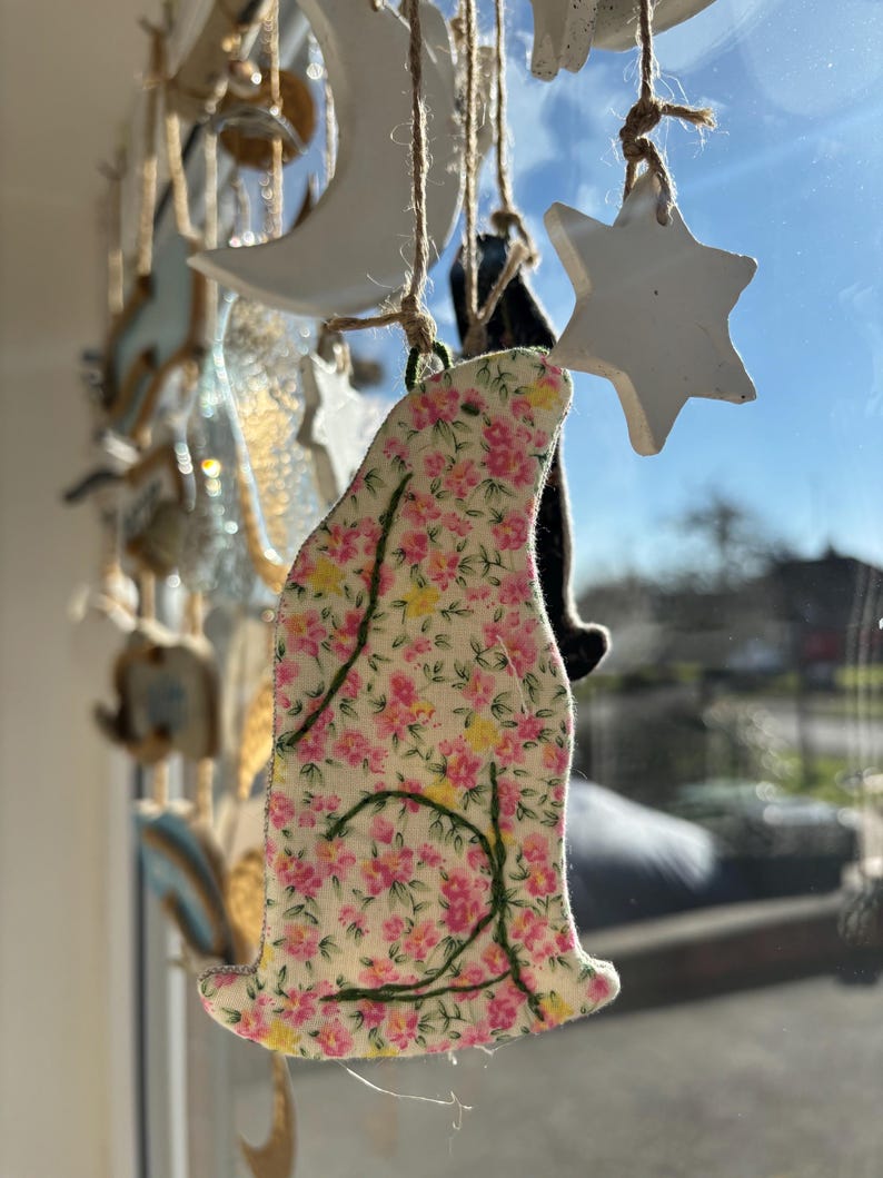 Moongazey Hare Hanging Decoration - Etsy UK