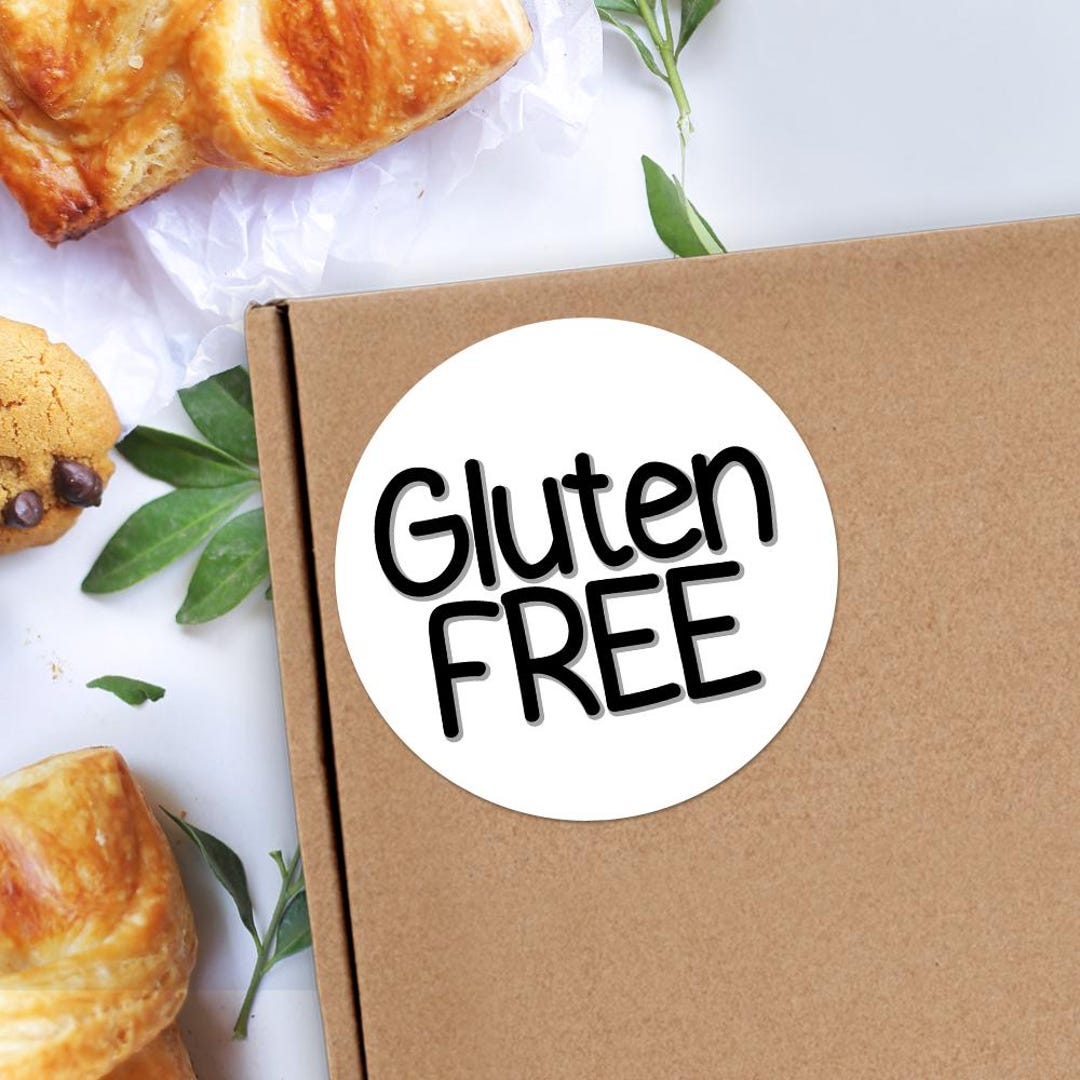 Stickers - Gluten Free Allergen Label Bakery Baker Sticker - 1.625 ...