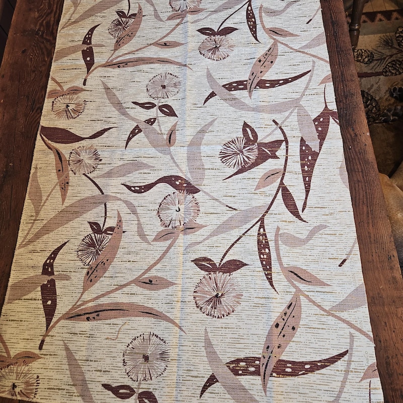 Vintage Bark Cloth - Etsy