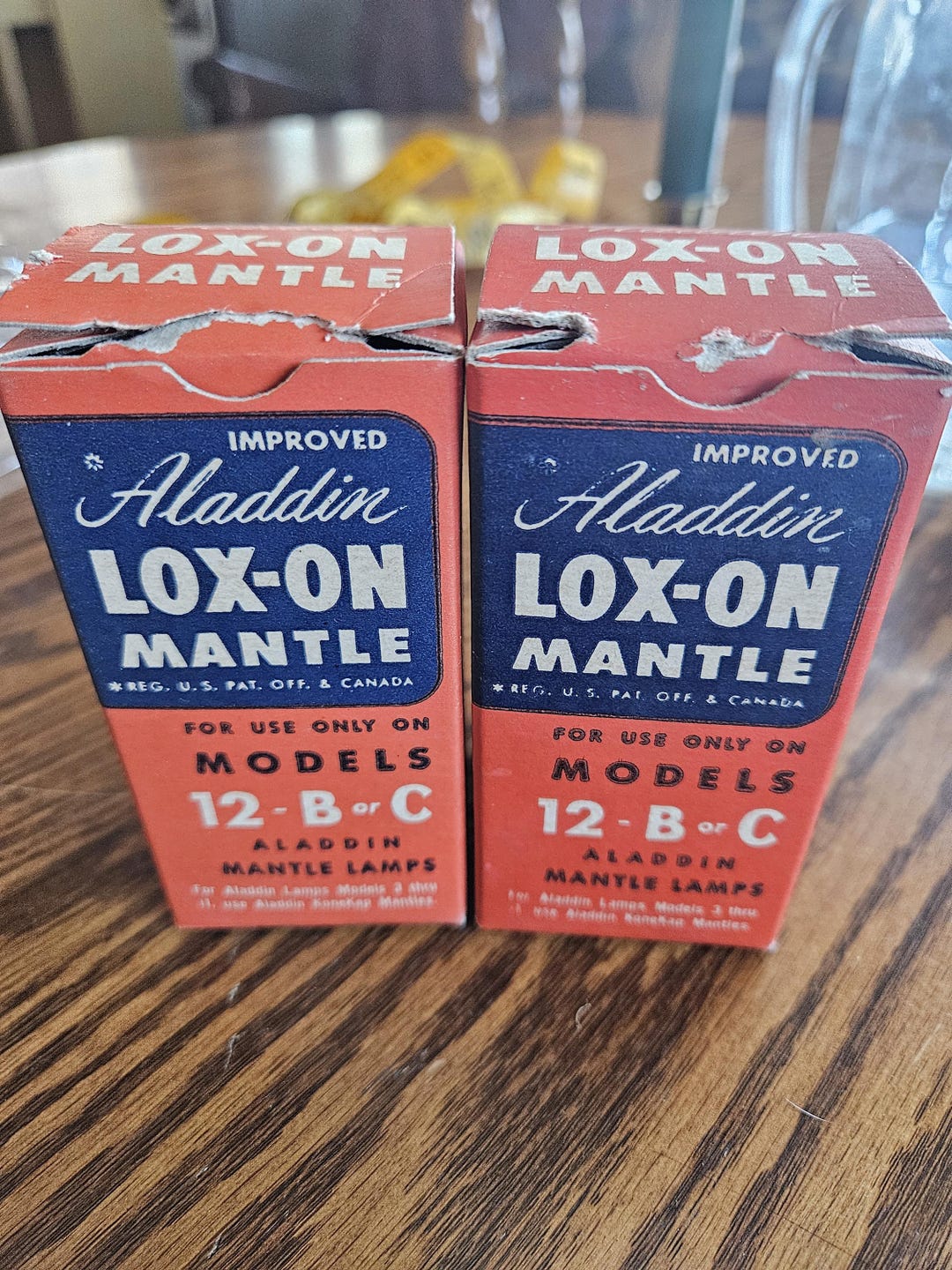 Aladdin Oil Lamp Parts LOX-ON Mantle Old Original Parts 12 B or C ...