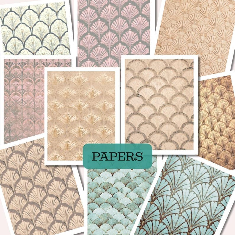 1920s Junk Journal Kit Printable | Vintage Ephemera & Scrapbook Papers ...