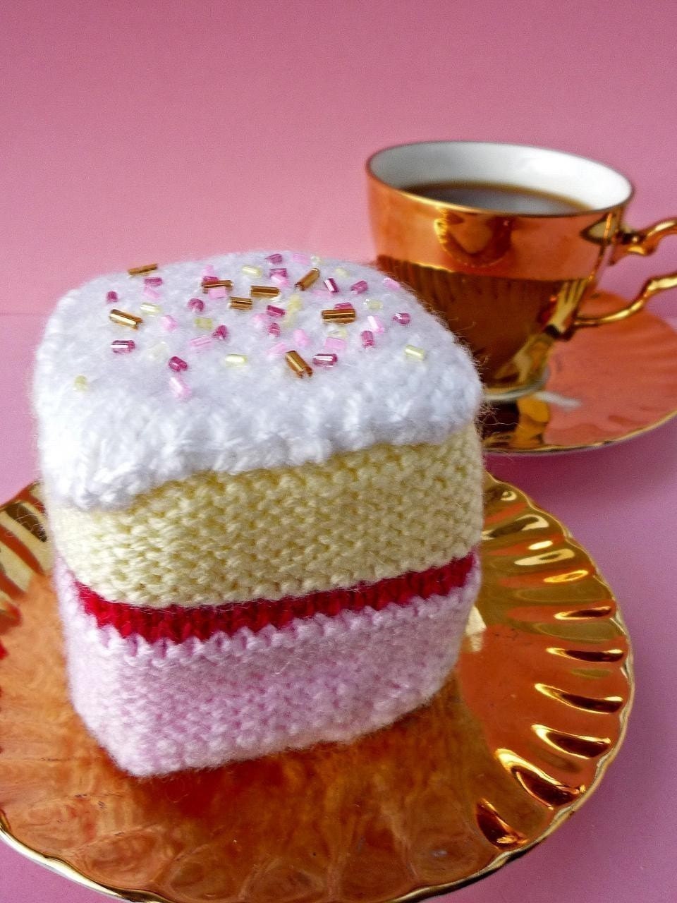 Knitting Pattern for FRENCH FANCY and Iced Diamond Pdf - Etsy