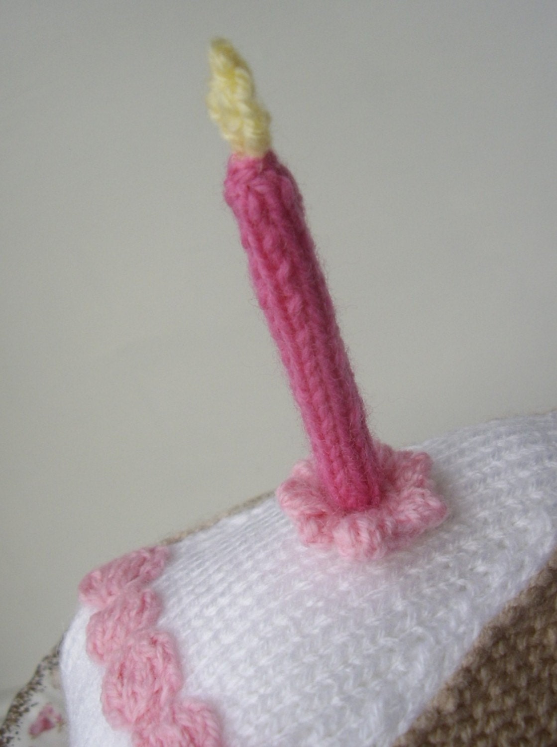 Knitting Pattern for LARGE Birthday Cake and Gateau Pdf - Etsy