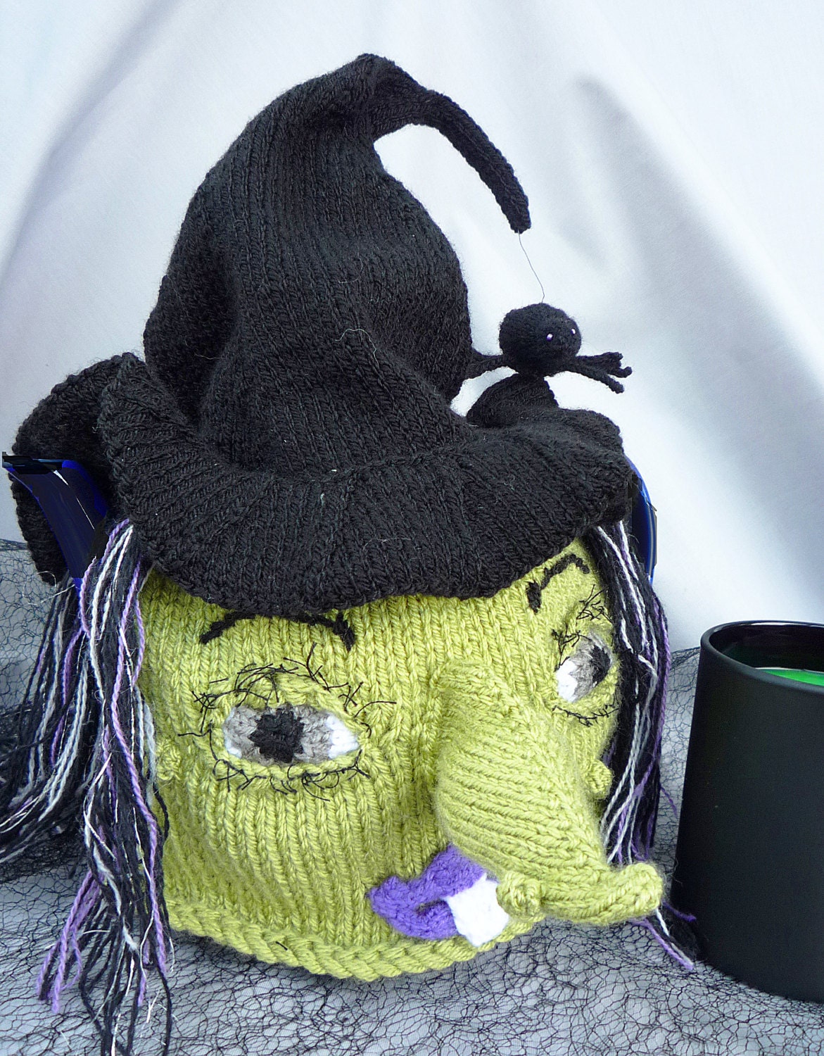 Knitting Pattern Halloween WITCHES BREW Tea Cosy - Etsy UK