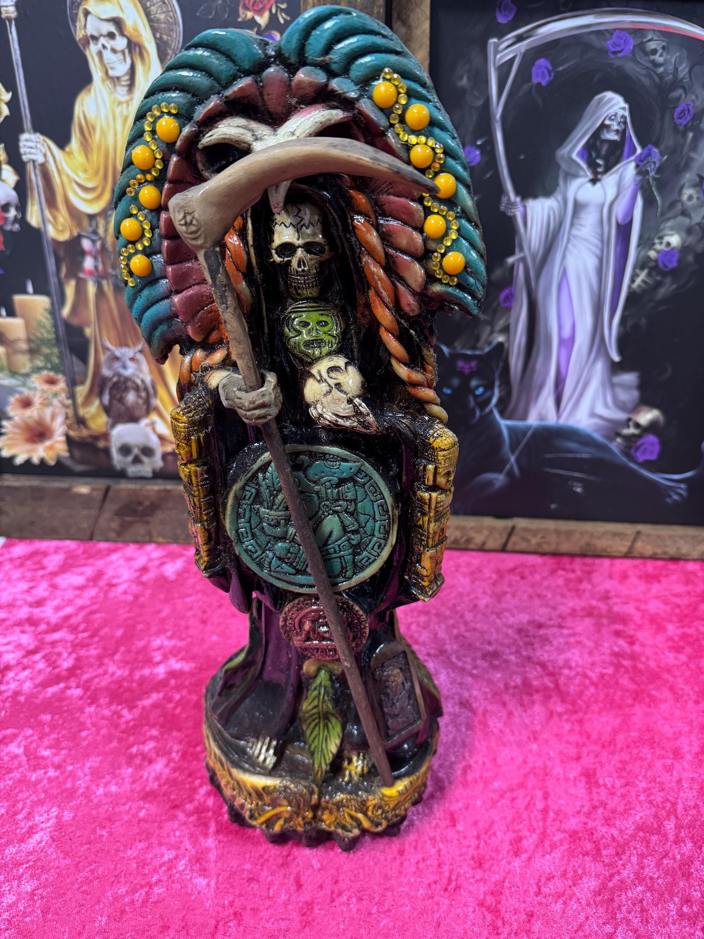 Aztec Santa Muerte 15in - Etsy