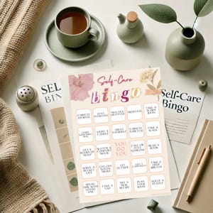 Self-care Bingo Printable Wellness and Mindfulness Digital Download - Etsy