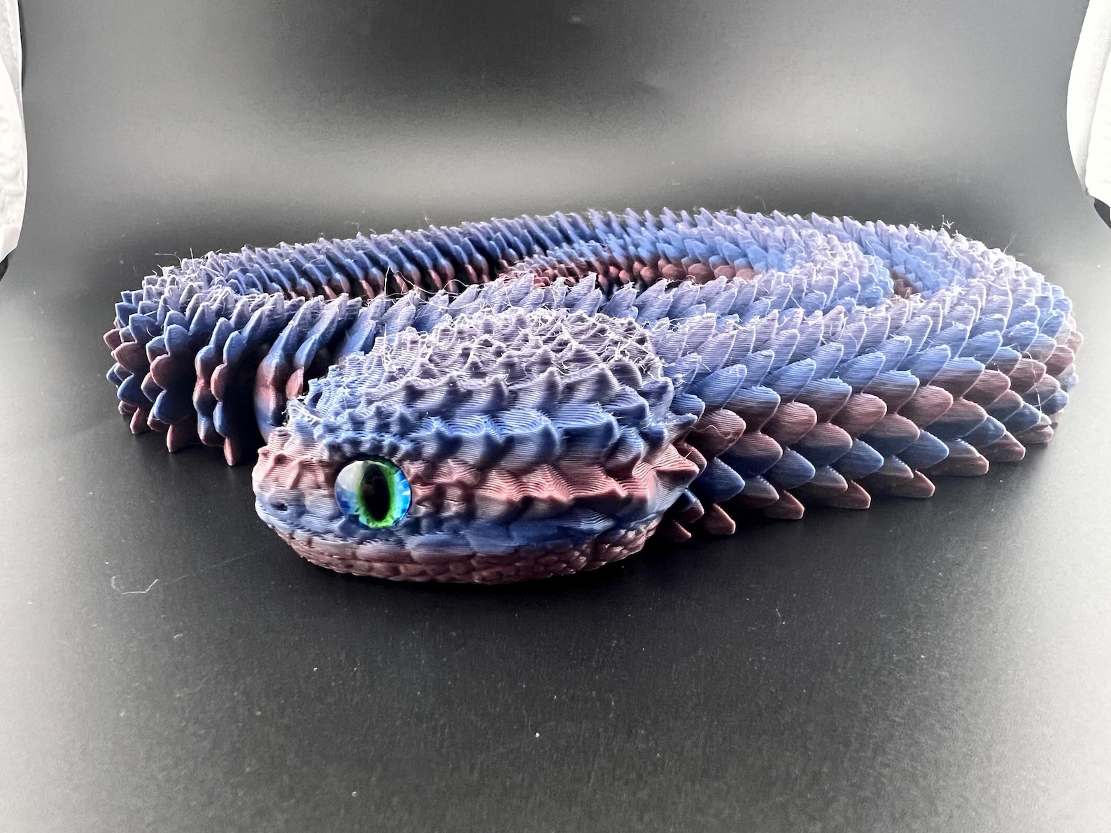 Articulated Snake - 3D Printed Fantasy Creature - Flexible and Poseable ...