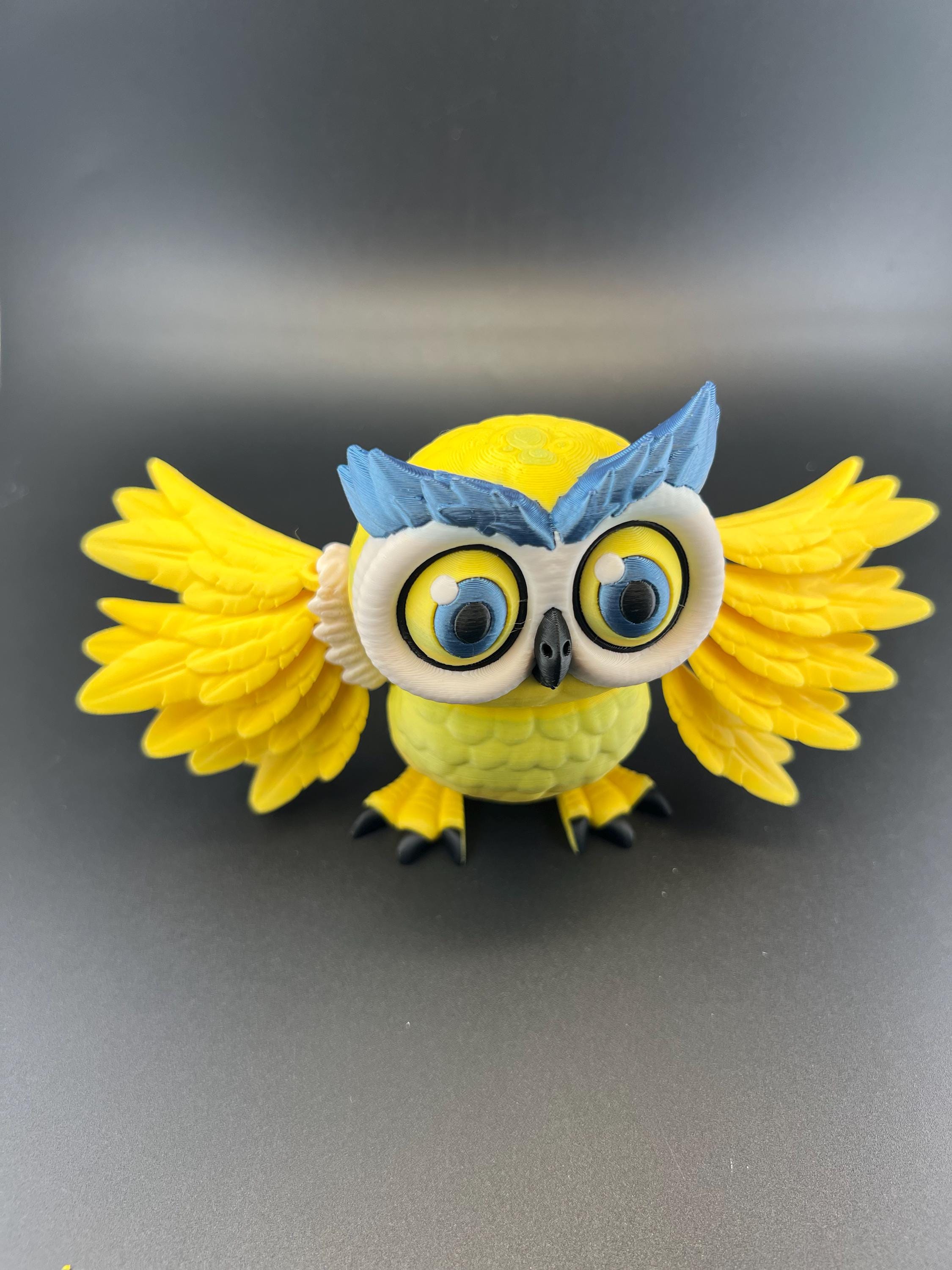 Whoo's Awesome? This 3D Printed Articulated Owl Fidget Toy! | Quirky ...