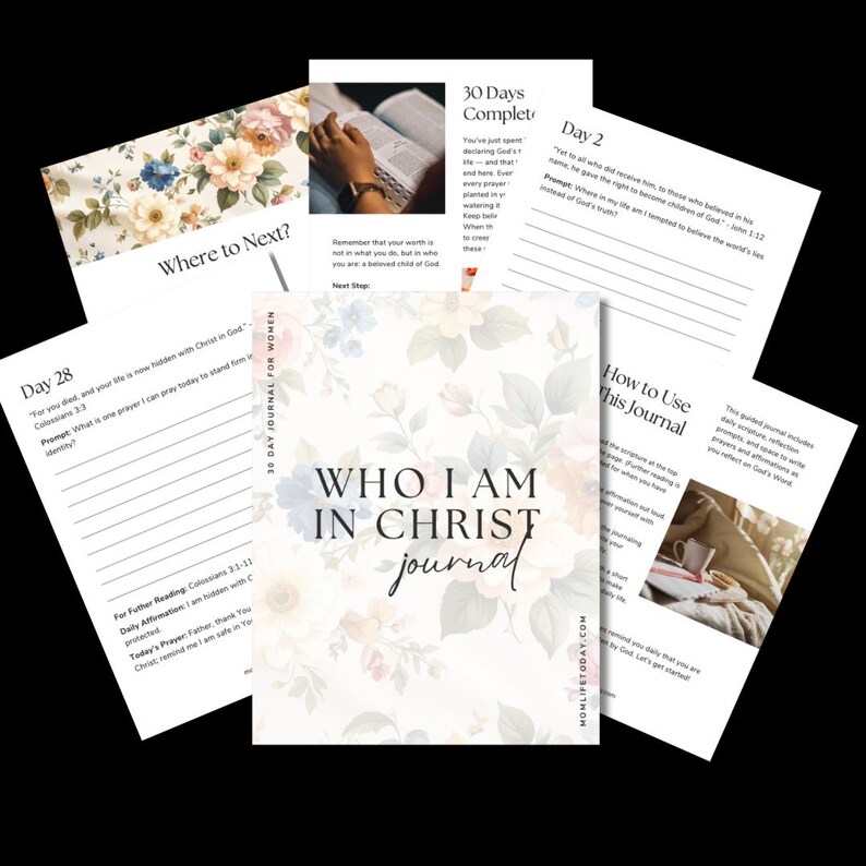 Who I Am in Christ Devotional - Etsy