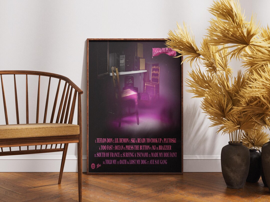 Future Mixtape Pluto Album Cover Poster Future Wall Art Future Home ...