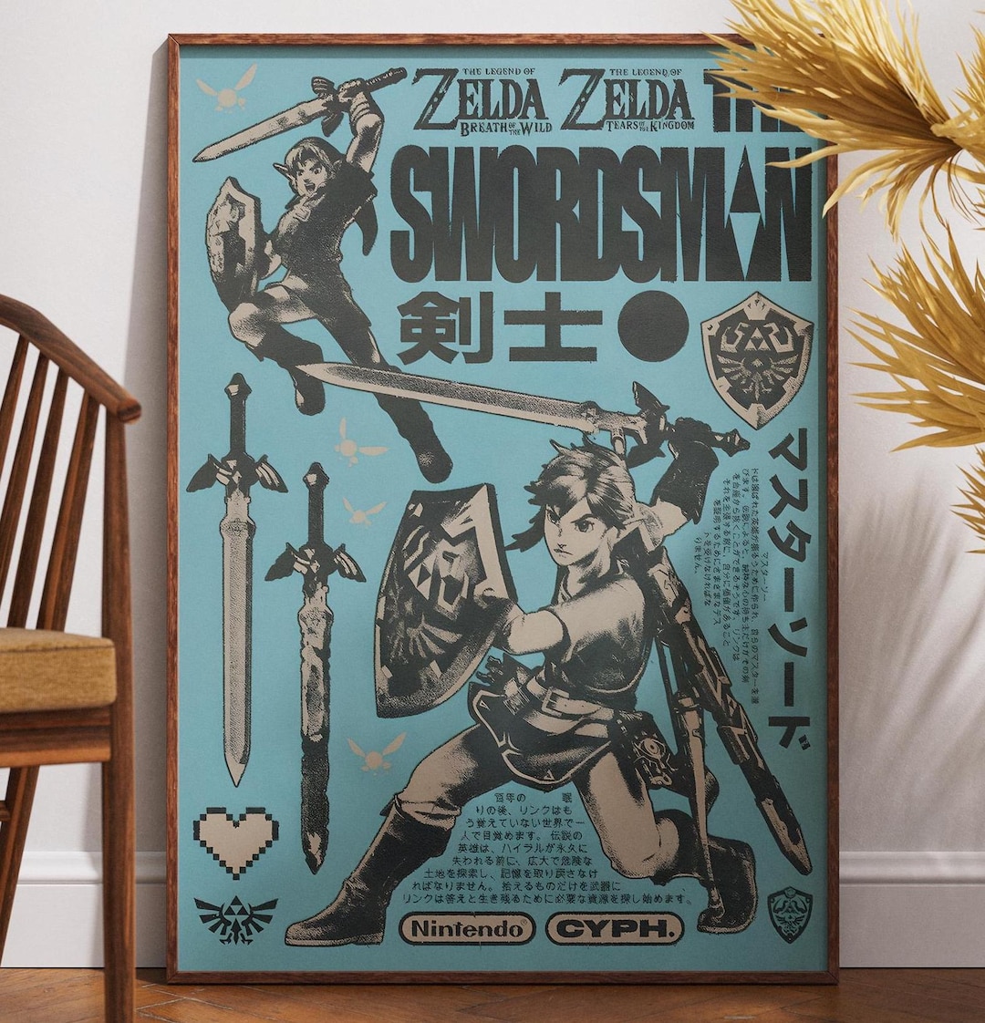 The Legend of Zelda Poster the Swordsman Poster the Legend of Zelda ...