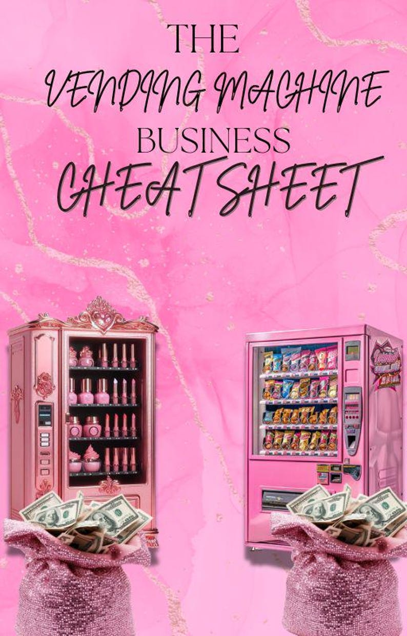 Vending Machine Business Ebook With Private Label Rights| EBOOK| PLR Ebook|vending Machine ...