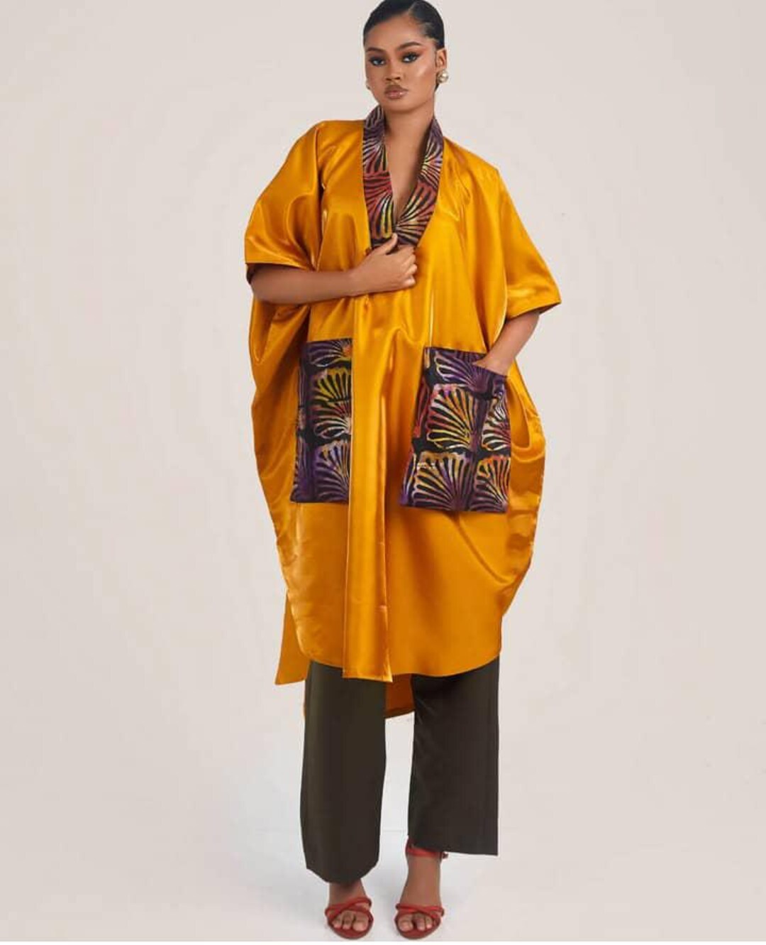 African Silk Boho Dress African Wedding Dress, African Clothing African ...