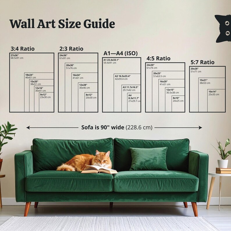 Pink Cat Reading Art Print – Modern Pop Illustration (digital Download ...