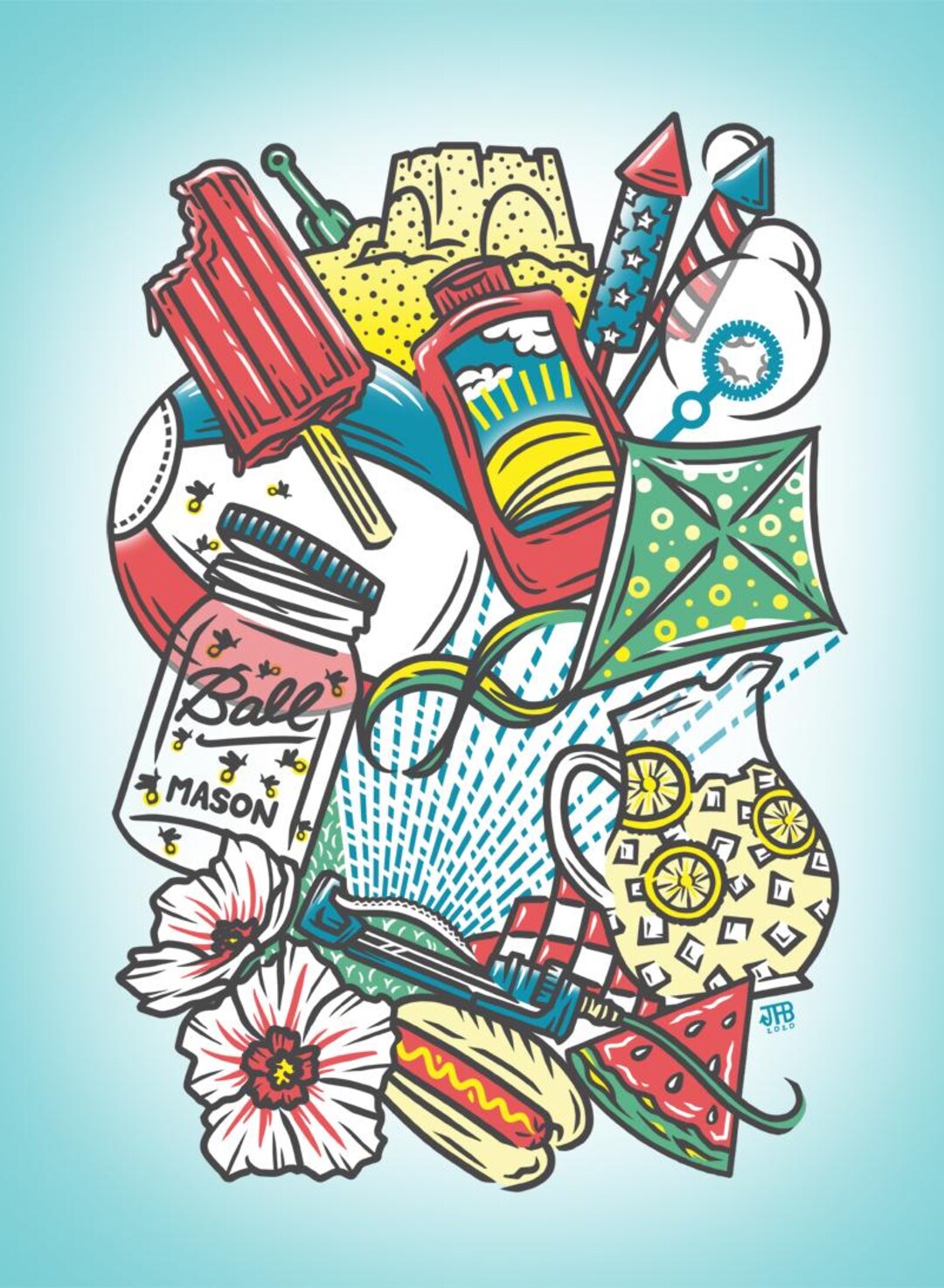 Summer Dreams - Original Art Digital Print - Etsy