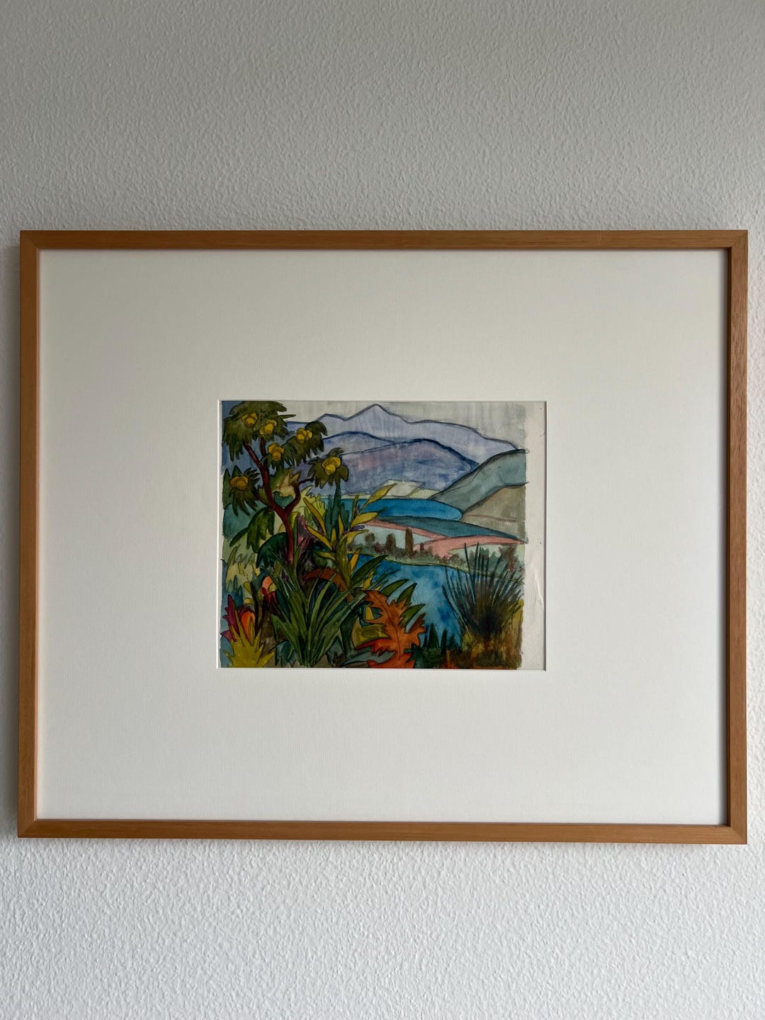 Hermann Hesse Swiss Lake Watercolour Painting (an Original) - Etsy