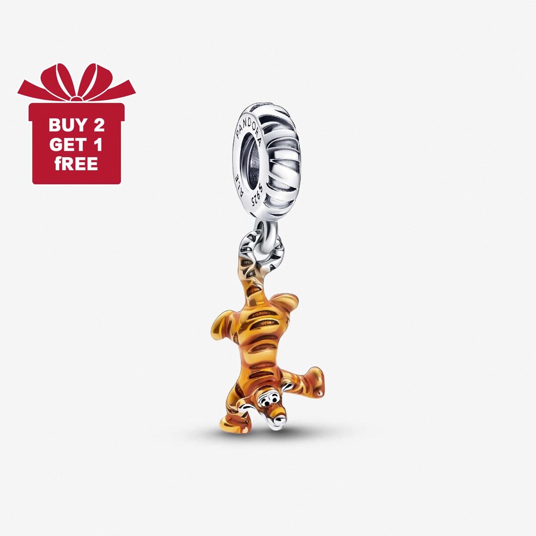 Disney Winnie the Pooh Tigger Charm for Bracelet or Necklace Silver ...