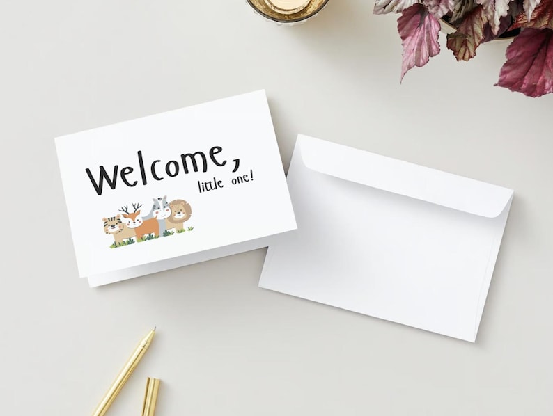 Welcome, Little One Card - Etsy