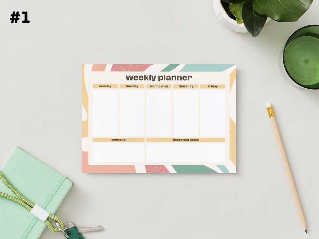Editable Weekly Planner Printable | Customizable To-do List | Minimal ...