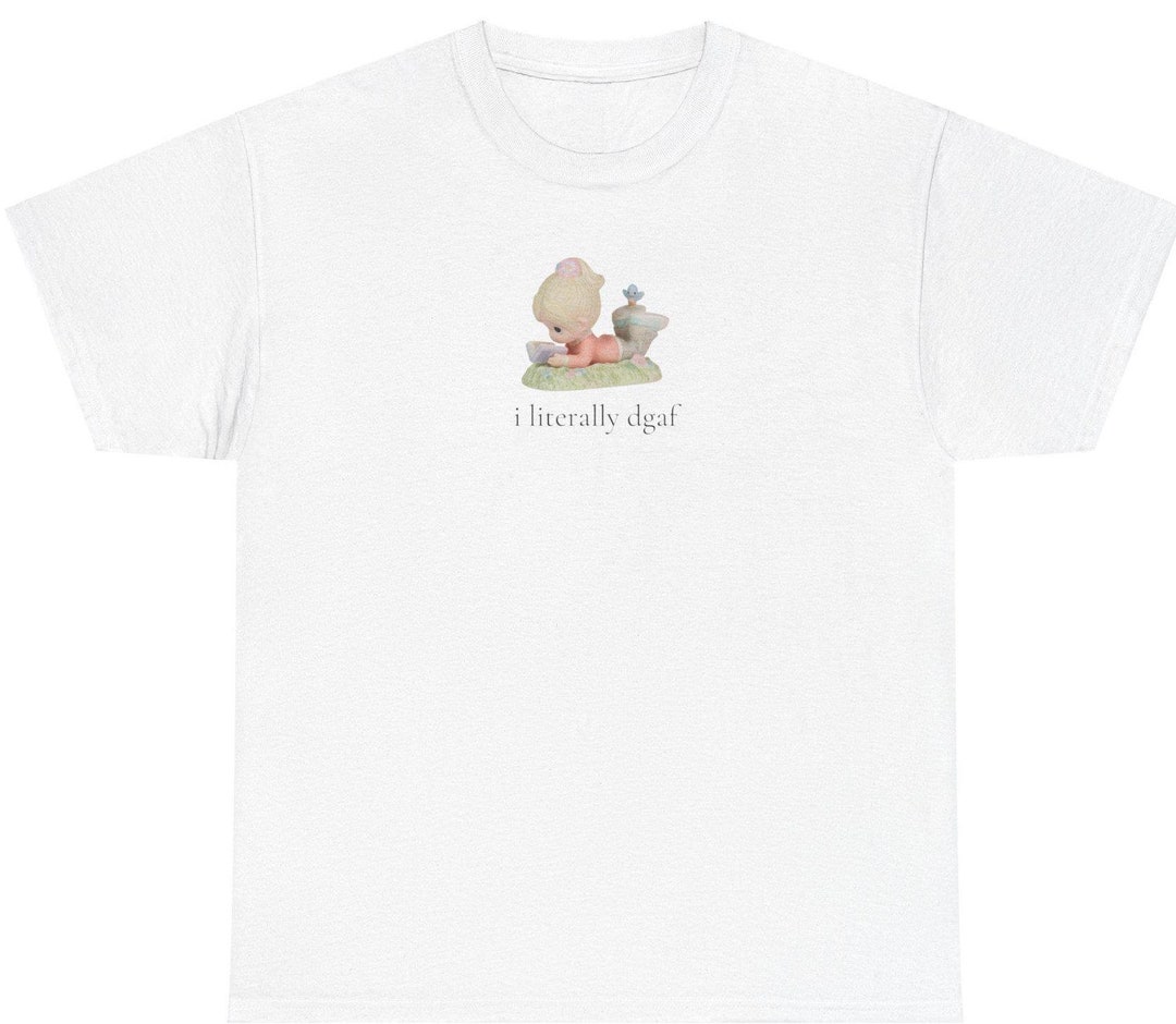 I Literally Dgaf IDGAF Cute Coquette Doll Pink & White Cutesy Girly ...