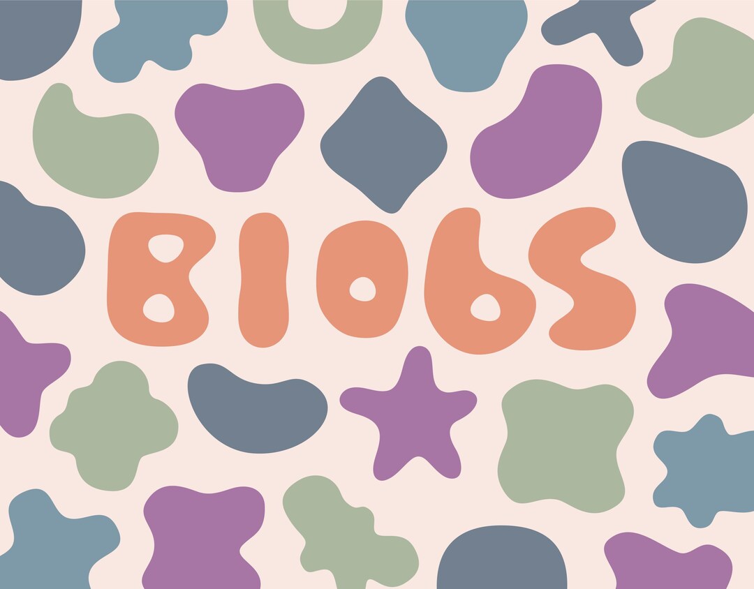 36 Abstract Hand-drawn Blobs Shapes (SVG) - Etsy