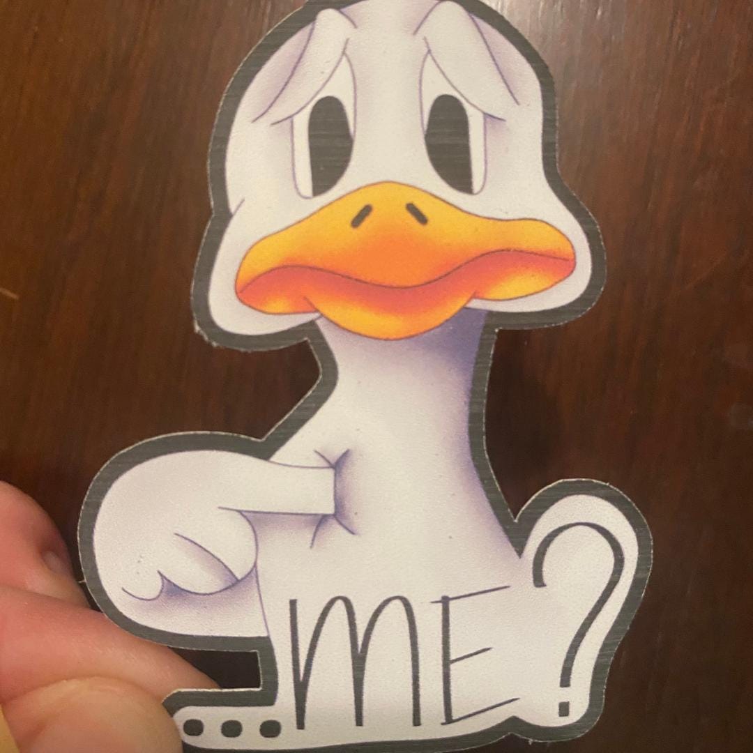 Me? Ugly Duckling Sticker Set - Etsy