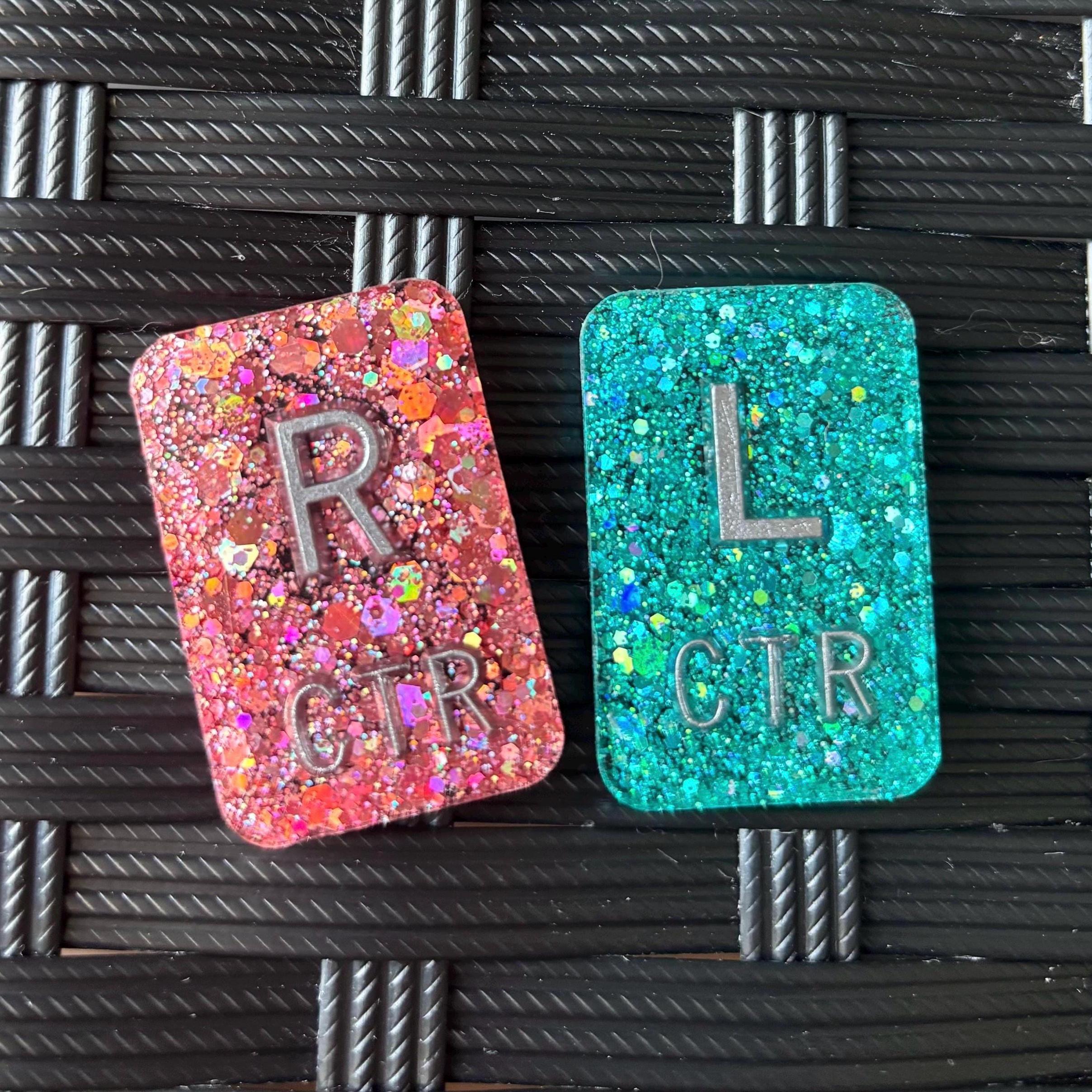 Xray Markers, Colorful Xray Markers, Chunky, Lead Initials, Glitter ...