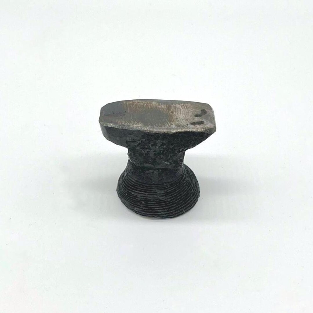 Miniature Forged Iron Anvil - Desk Paperweight, Rustic Office Gift ...
