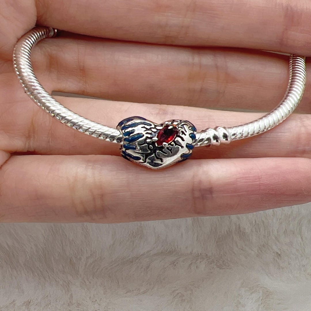 Stranger Things Glow-in-the-dark Heart Charm,silver Charm,charms for ...