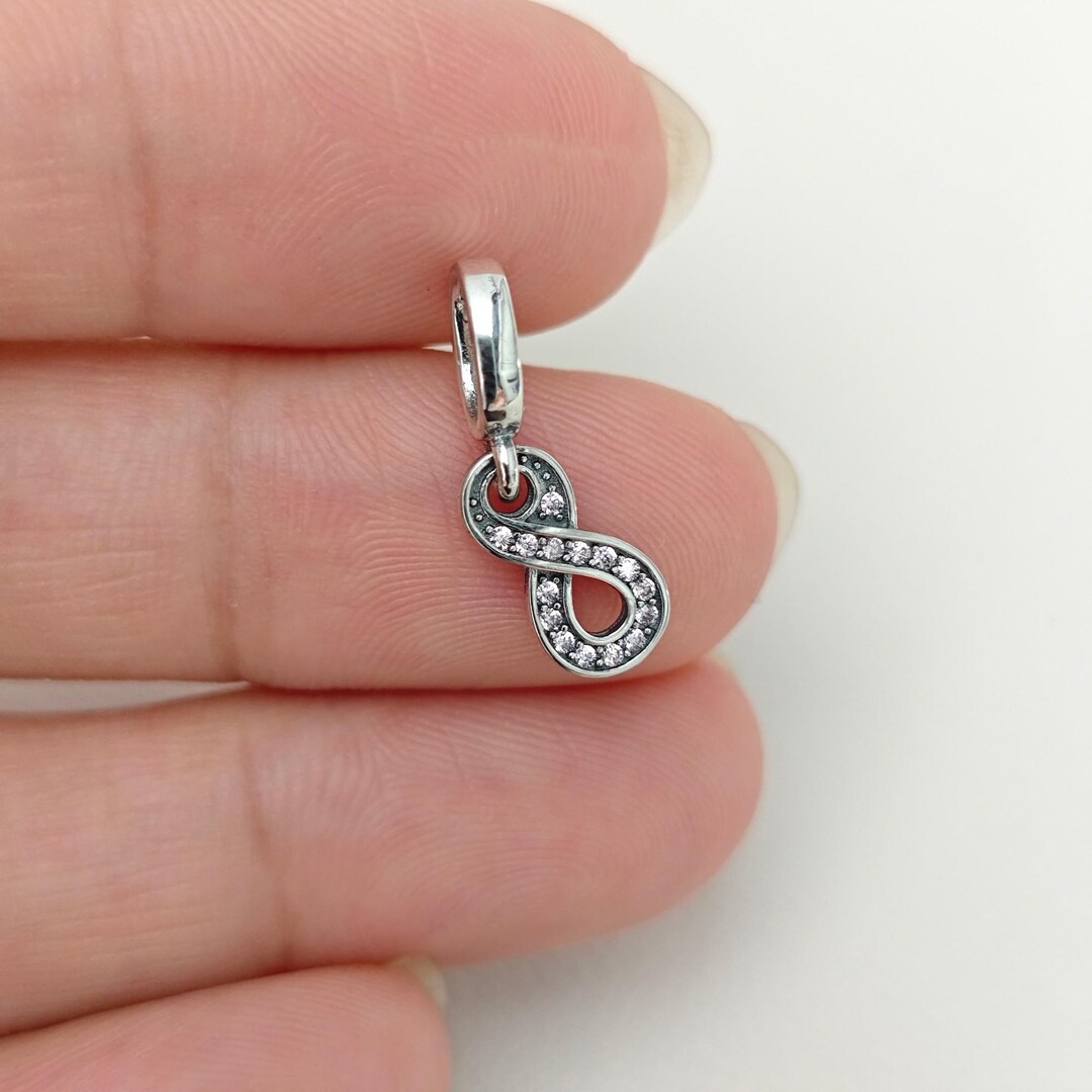 Sparkling Infinity Dangle Charm,silver Charm,charms for Bracelet,girl ...