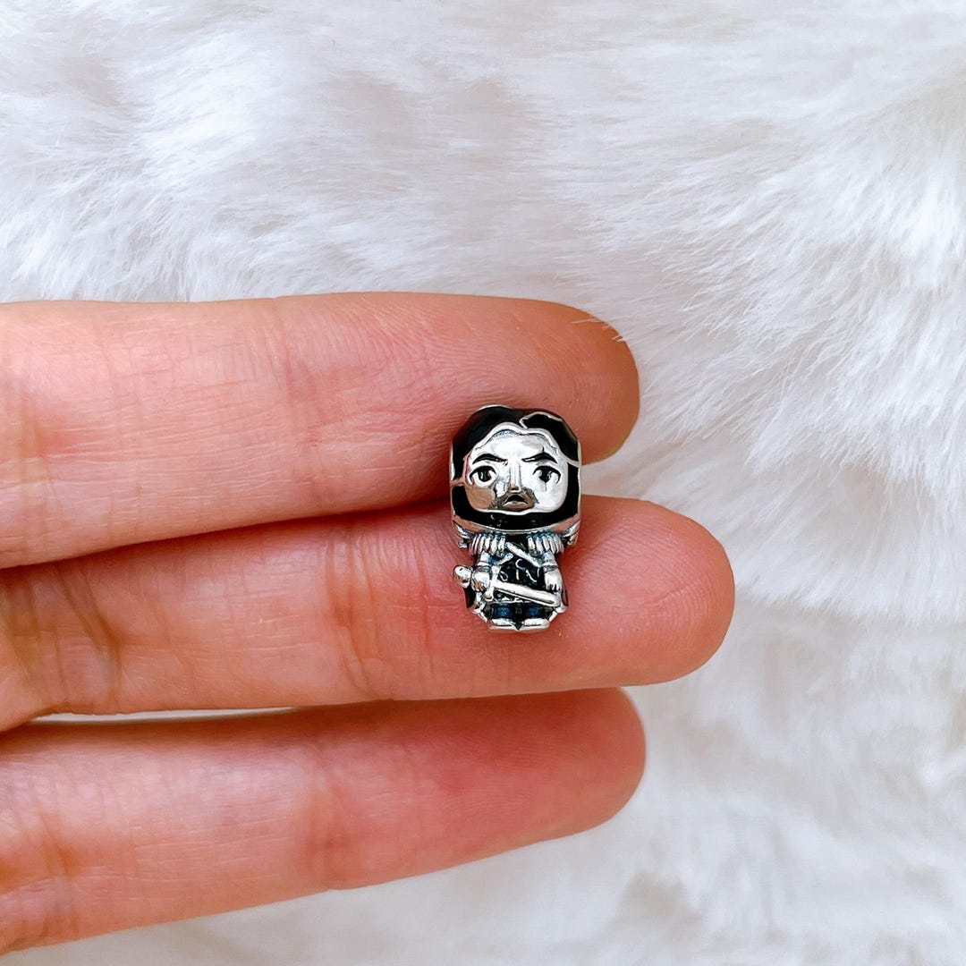 Game of Thrones Jon Snow Charm,silver Charm,charms for Bracelet,girl ...