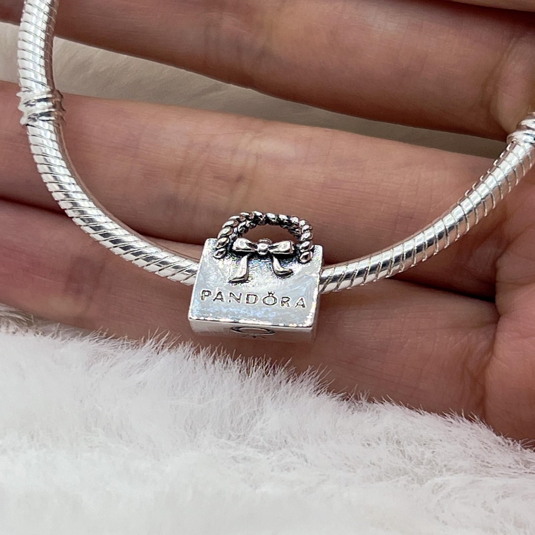 Shopping Bag Charm,silver Charm,charms for Bracelet,girl Dangle Charm ...