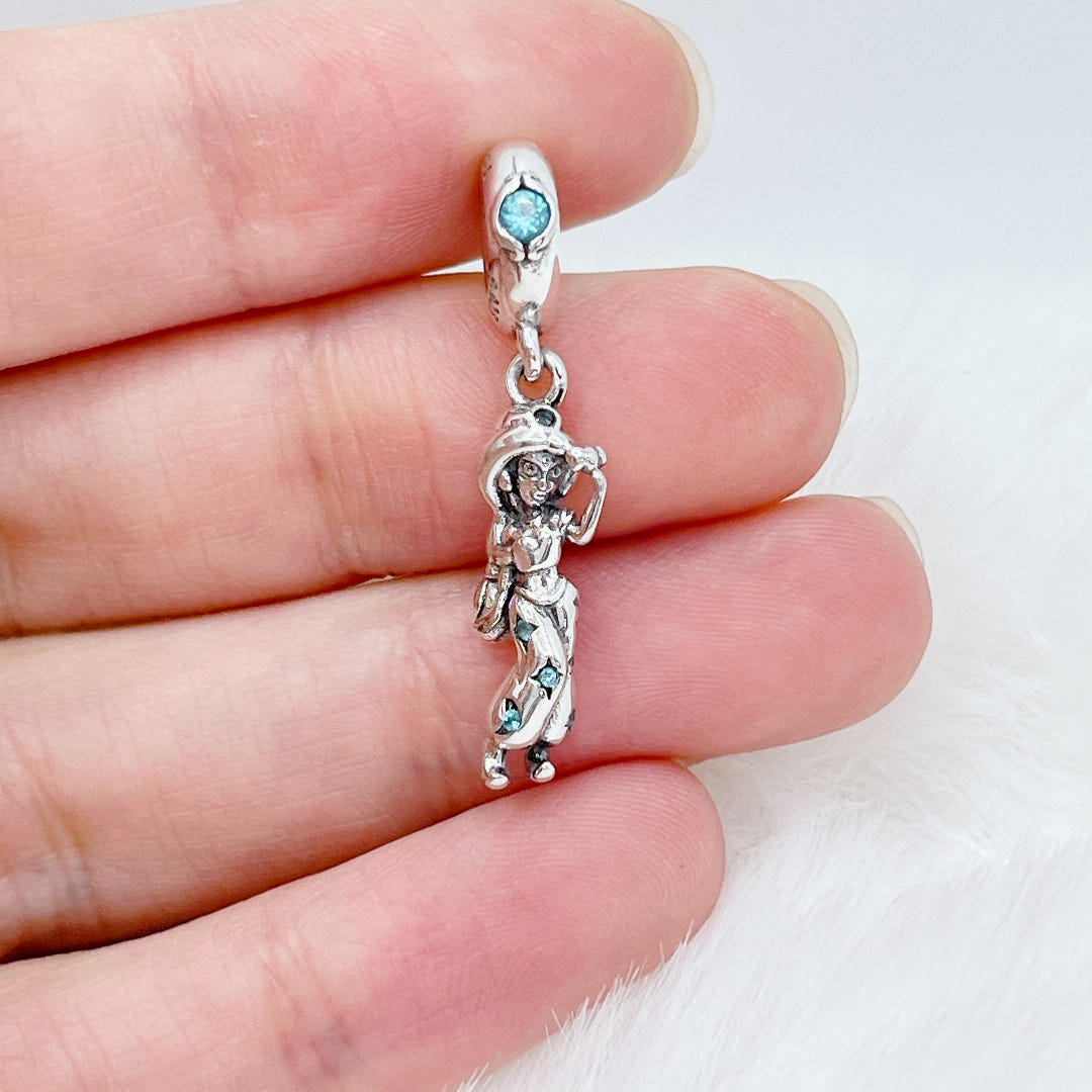 Aladdin Princess Jasmine Dangle Charm,silver Charm,charms for Bracelet ...