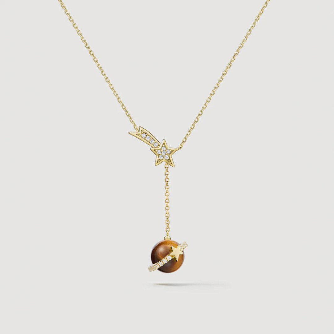 Lola Rose,tiger's Eye Necklace,copper Necklace,birthday Gift, Mother's ...