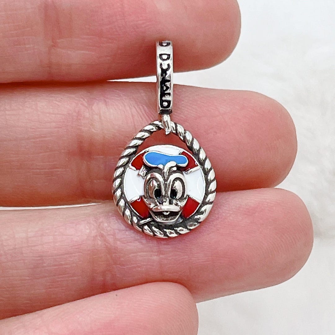 Donald Duck Dangle Charm,silver Charm,charms for Bracelet,girl Dangle ...