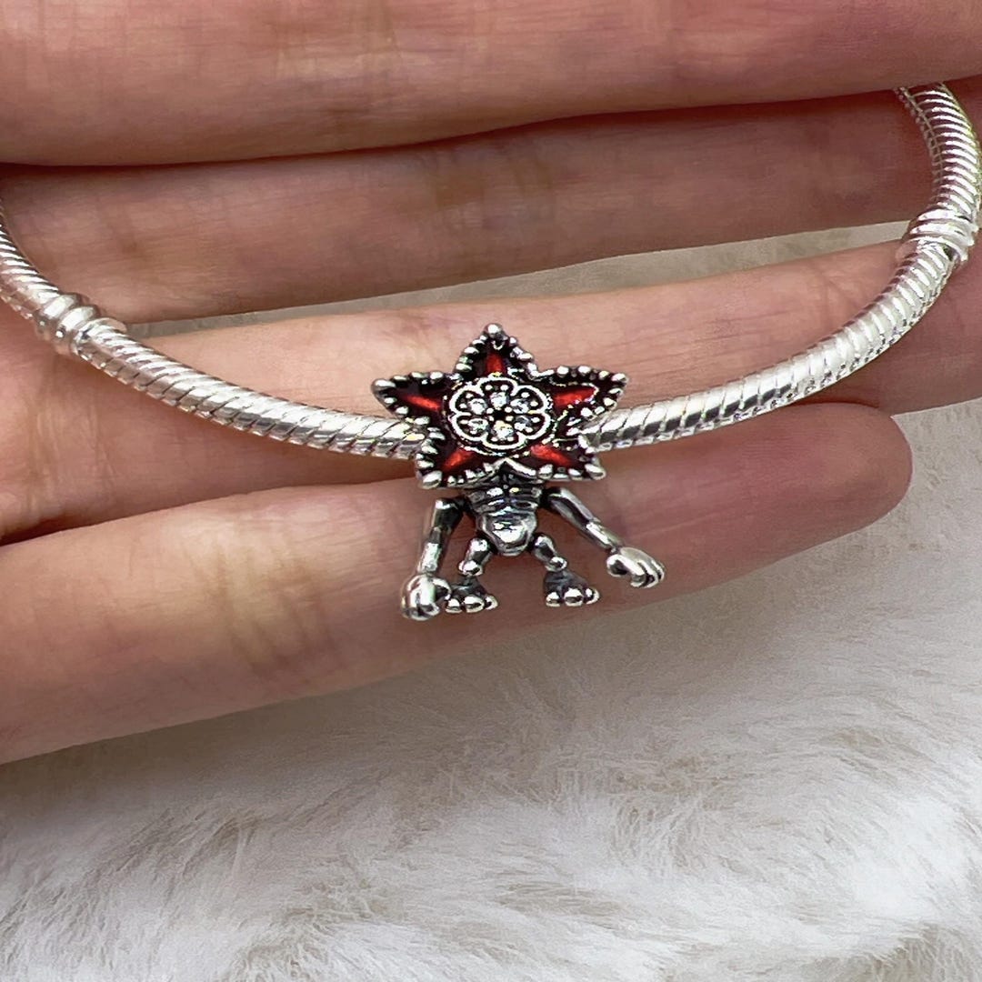 Stranger Things Moveable Demogorgon Charm,silver Charm,charms for ...