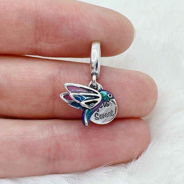 Hummingbird Charm - Etsy