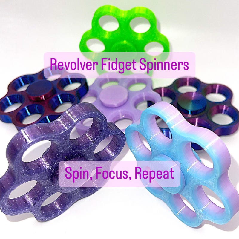 Revolver Fidget Spinner - Etsy