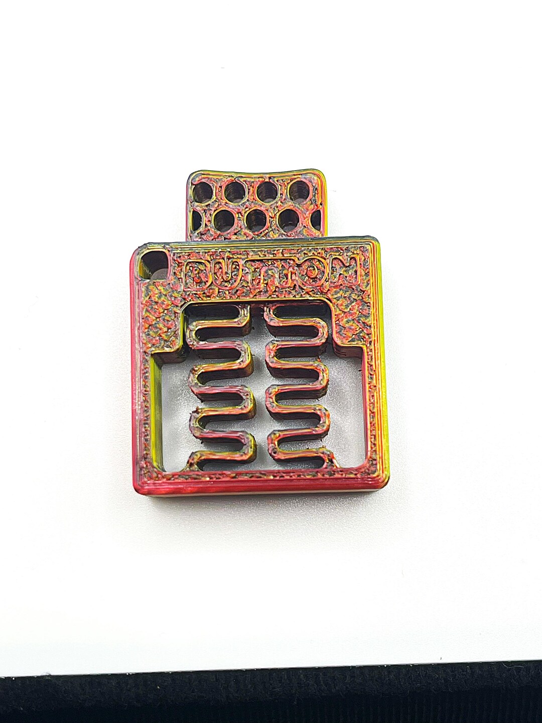 Heavy Duty Button Fidget Toy Keyring – Strong & Satisfying for Serious ...