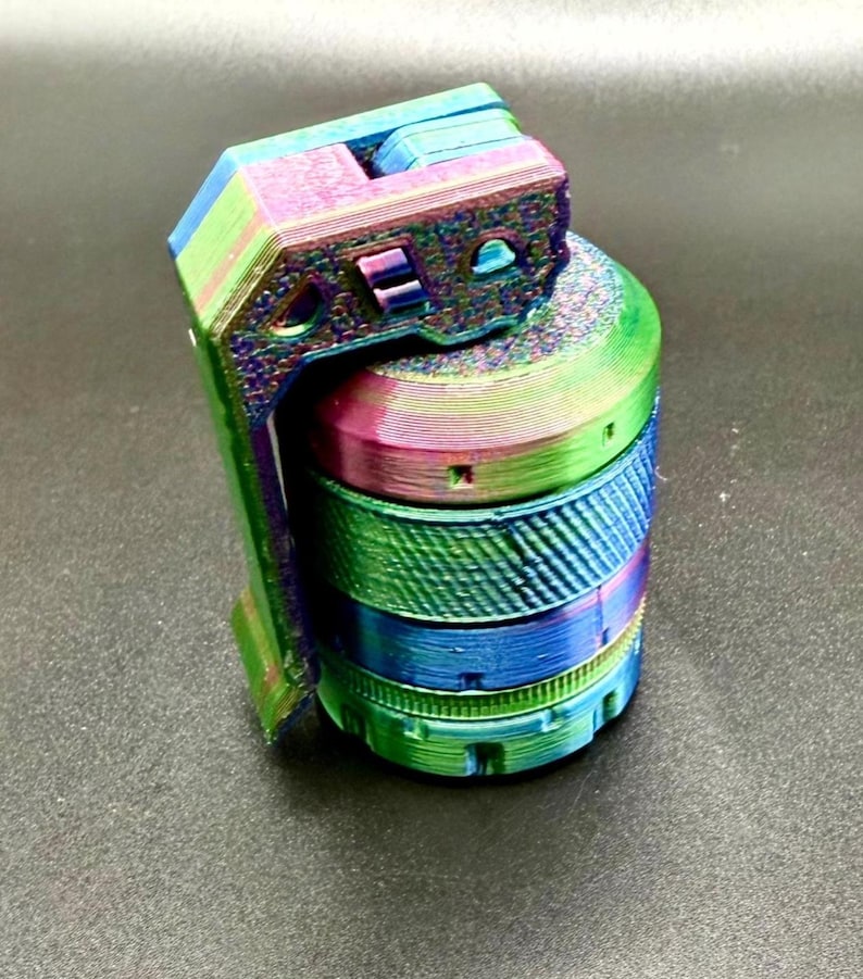 Bunker Core Fidget Toy Tactile Spinner With Clicks Twists & Interactive ...