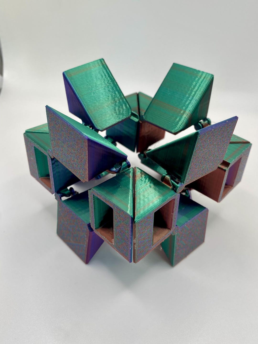 Auxetic Cube Fidget Toy | Shape-shifting 3D Printed Desk Gadget ...