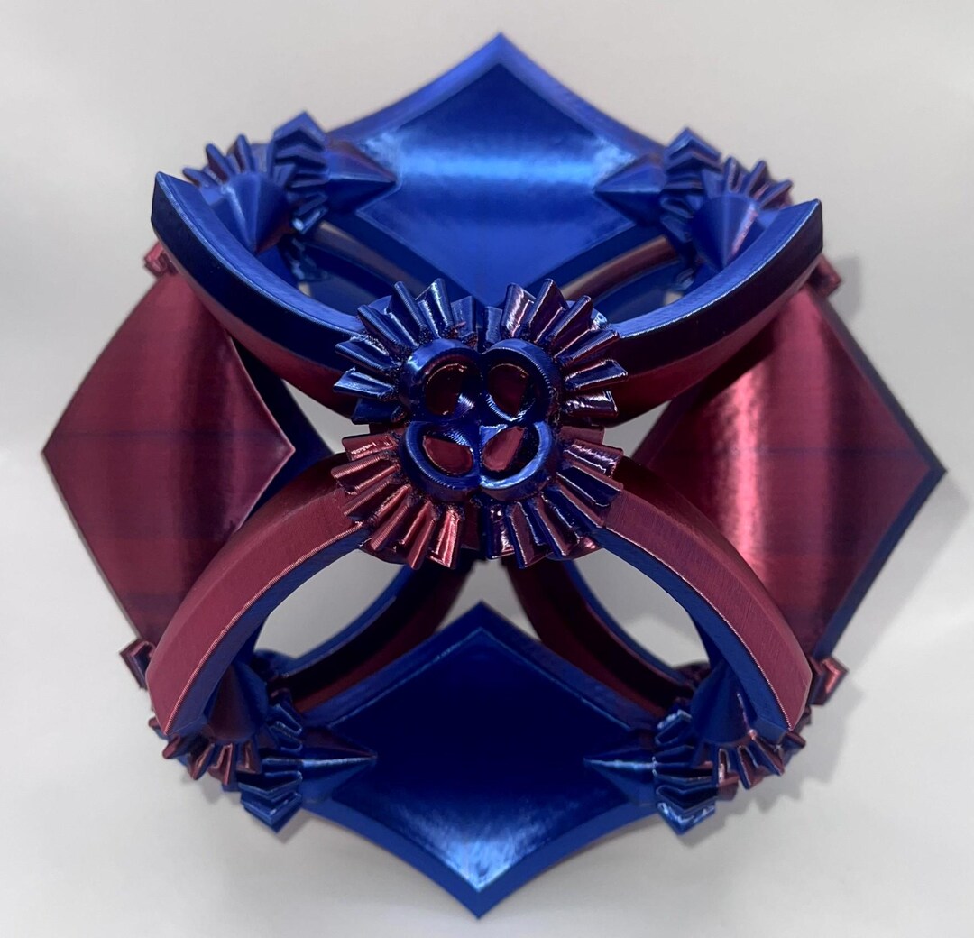 Mechanical Orb Fidget – Rotating Shape-shifting 3D Printed Fidget Toy ...