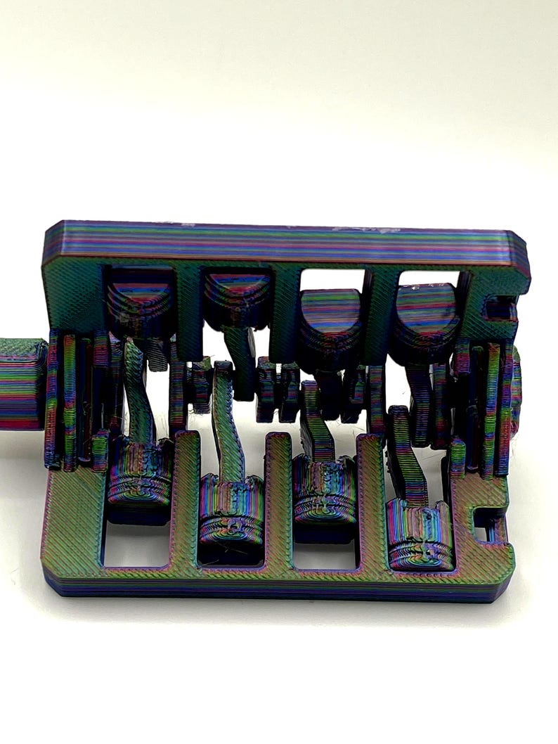V8 Engine Fidget Toy – Mechanical Piston Crank Desk & Collectible Toy ...